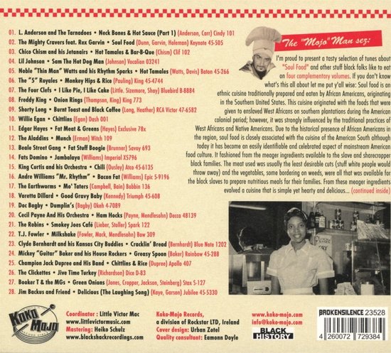 Various Artists - Koko-Mojo Diner Volume 1 Soul Food (CD), various ...