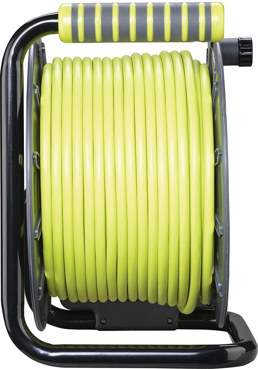 Rallonge enrouleur de câble avec 4 prises, manivelle d'enroulement ...