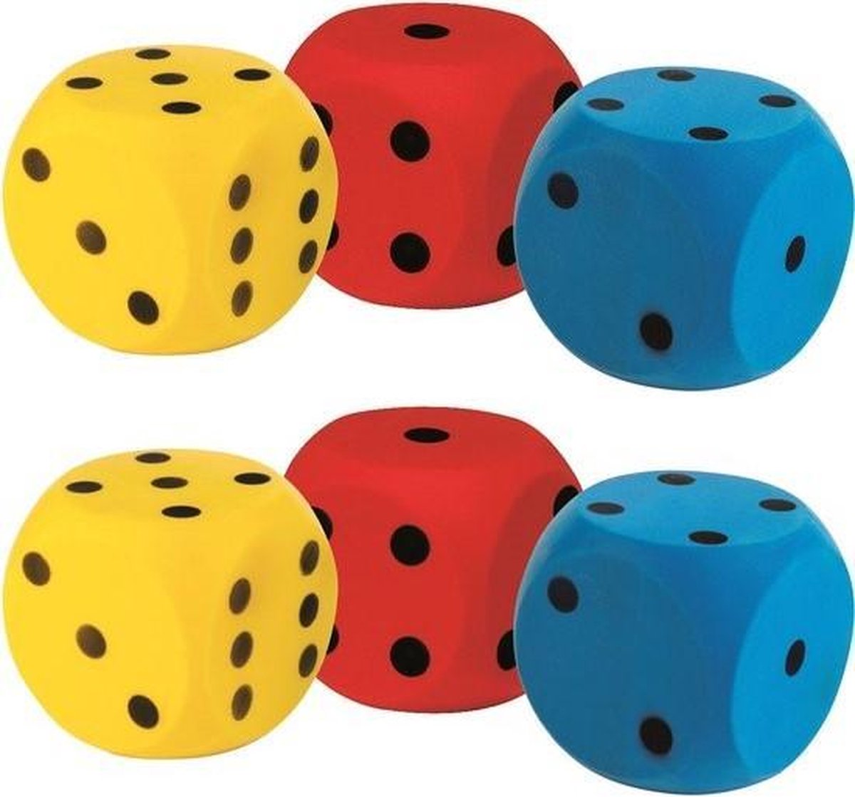Grote Foam Dobbelsteen Set Van 6 Stuks 16 X 16 Cm Bol Grote Foam Dobbelsteen Set Van 6 Stuks 16 X 16 Cm Bol