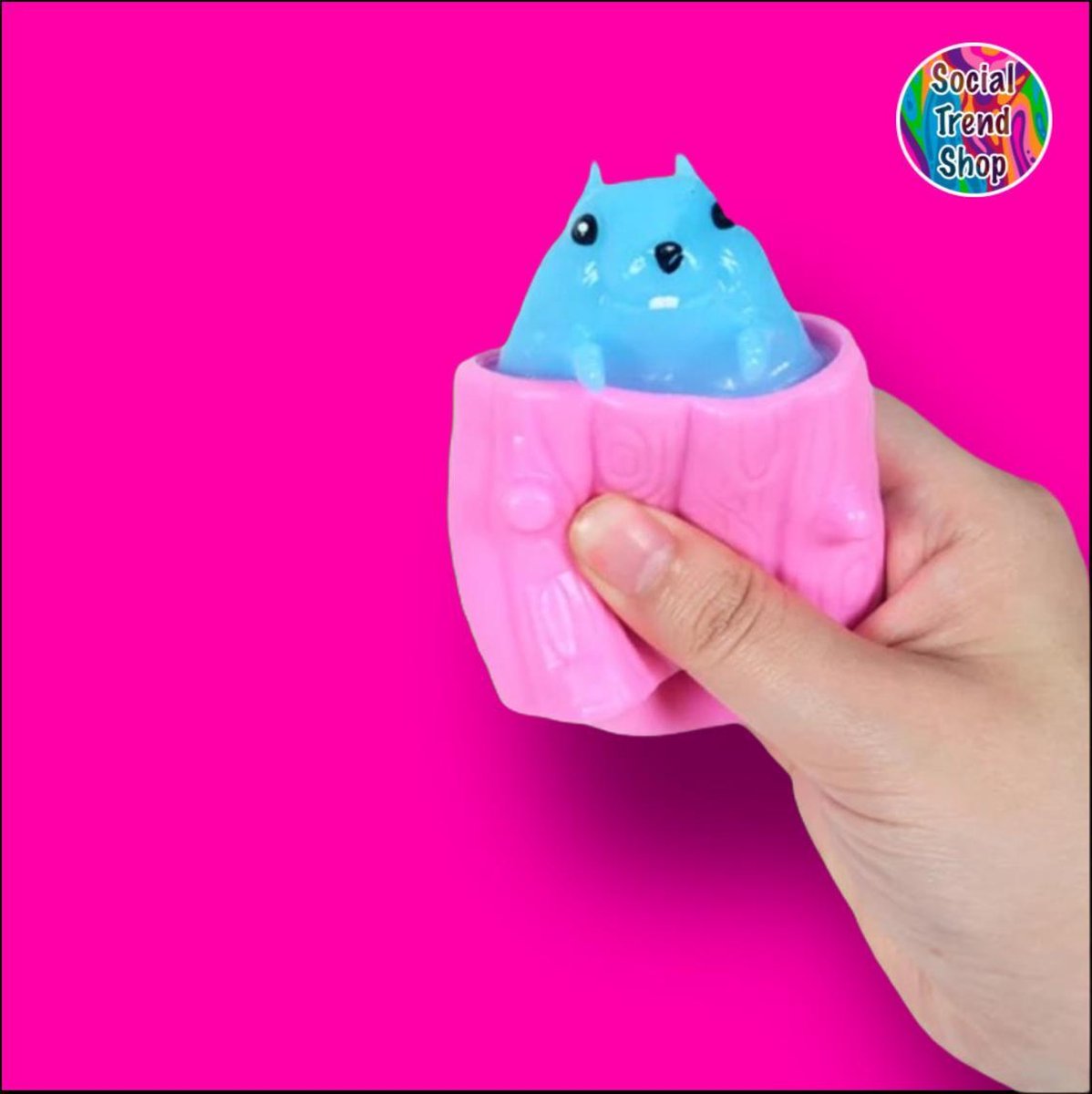 SQUEEZE DE EEKHOORN - ROZE - SQUISHY - FIDGET TOYS - EVIL SQUIRREL ...