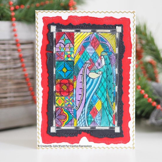 Tampon Cling Expressions Creative - Noël - Jésus, Marie et Joseph - A6 ...