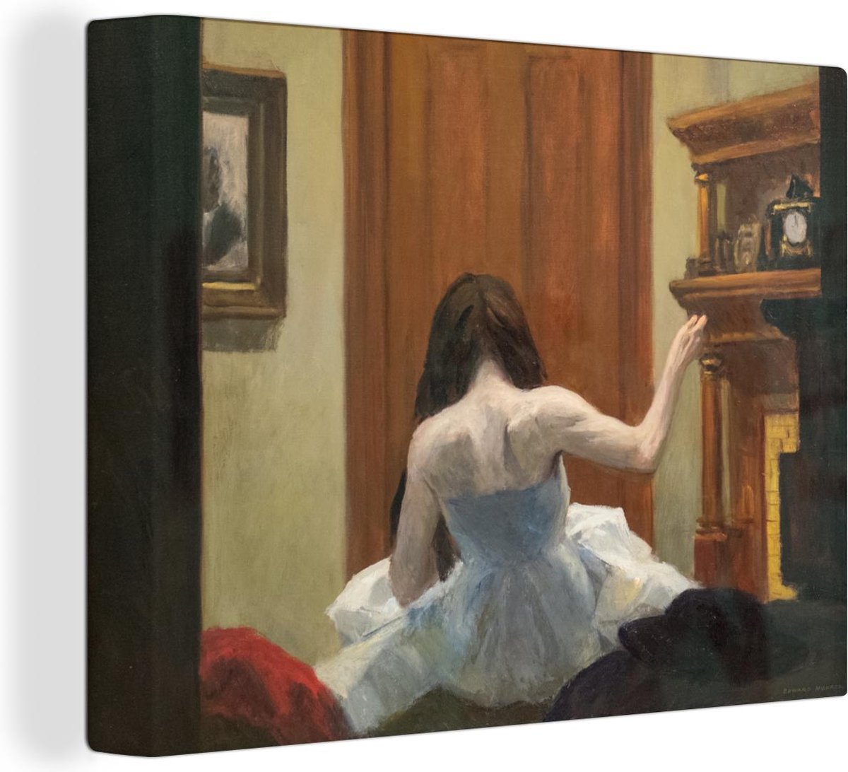 Peintures sur toile - Intérieur de New York - Edward Hopper - 80x60 cm ...