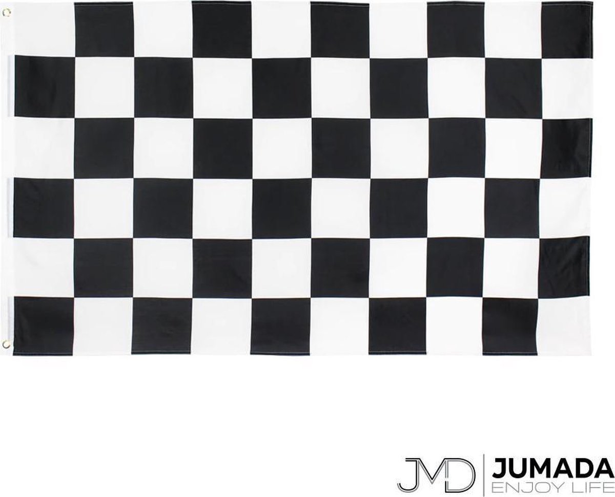 Jumada's Finish Vlag - Race Flag - Race Vlag - Zwart Wit - Vlaggen ...