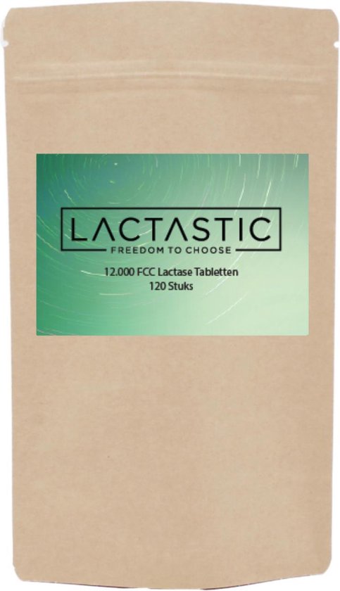 Lactastic Lactase Tabletten - 12000 FCC 120 Tabletten | bol.com