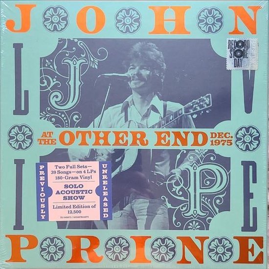 John Prine Live At The Other End - 4xLP on opaque vinyl - December 1975 ...