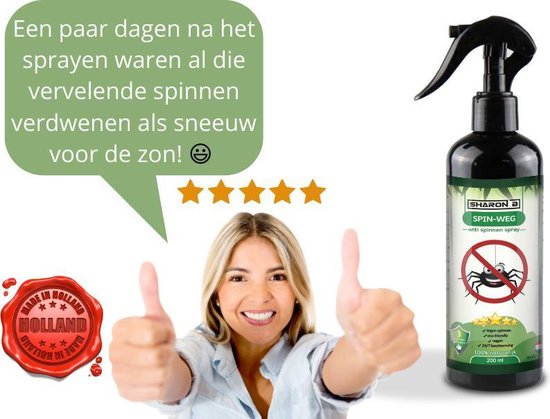 Voordeelpak - set van 2 - 100% natuurlijke spinnenspray - Spinweg ...