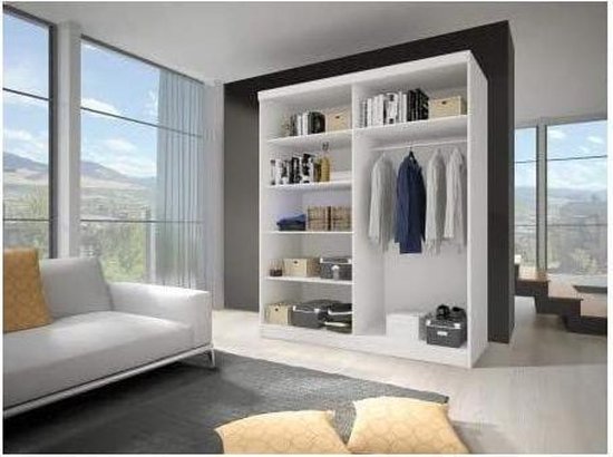 Garde-robes AVEC PORTE COULISSANTE - ZINAPS LARA 04 Armoire à portes ...