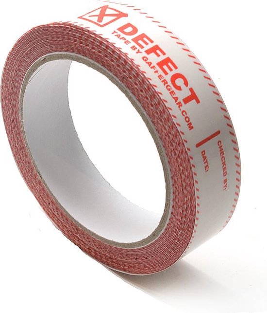 Gaffergear PVC Defect tape 25mm x 66m | bol