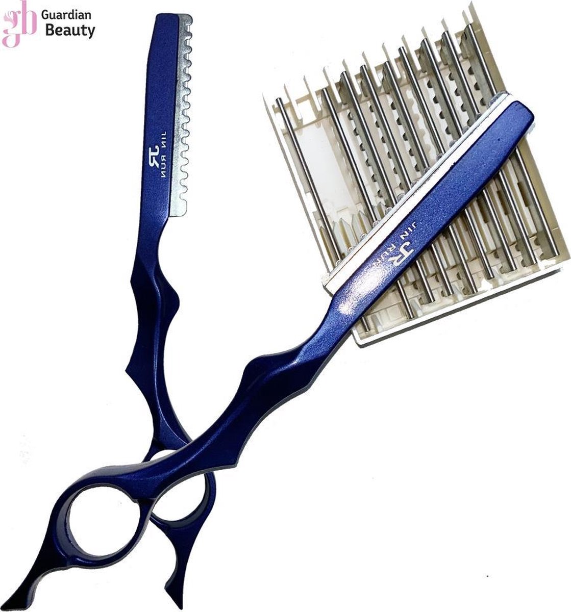 Feather Styling scheermes in Blauwe + 10 klassieke scheermessen van ...