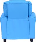 Kinderfauteuil Mini voor 3-6 jr. met ligfunctie Blauw - Kinderstoel ...