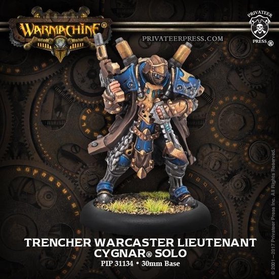 Cygnar Trencher Warcaster Lieutenant | bol.com