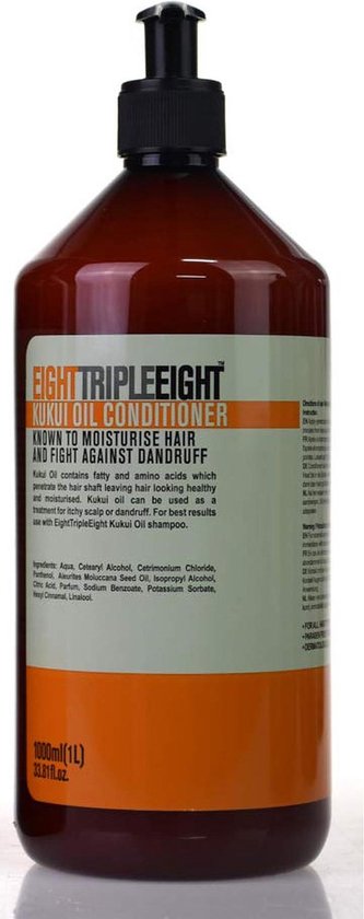 Eight Triple Eight Kukui Oil Conditioner 1000ml | bol
