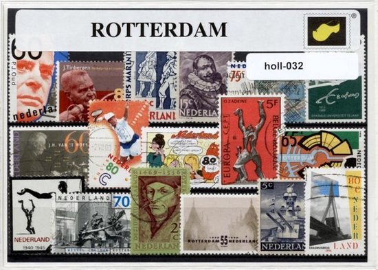 Rotterdam - Typisch Nederlands postzegel pakket & souvenir. Collectie ...