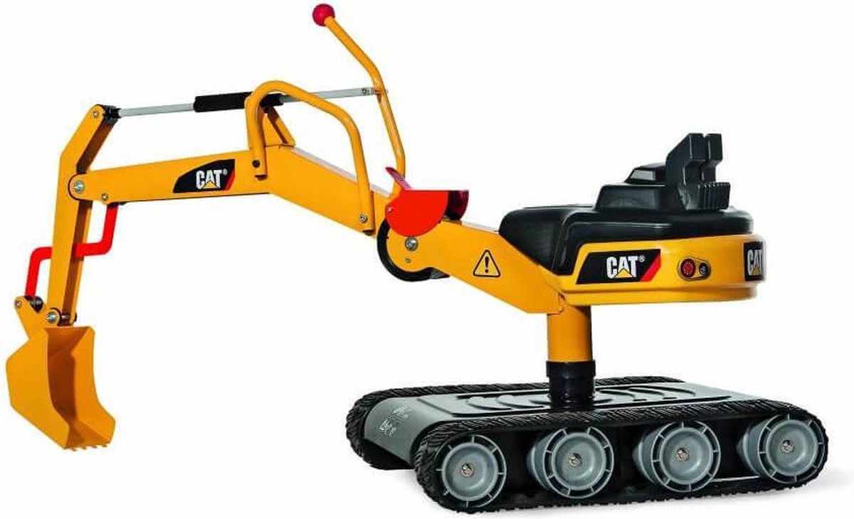 Rolly Toys Graafmachine Rollydigger Xl Cat 96 Cm Staal Geel | bol.