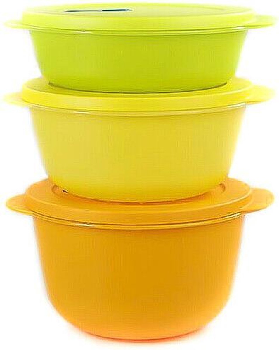 Ensemble Tupperware Crystalwave grand (3) | bol.com