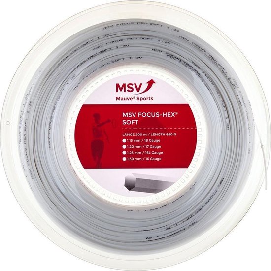 MSV Focus HEX Soft (Div. kleuren) -1.20mm-wit | bol