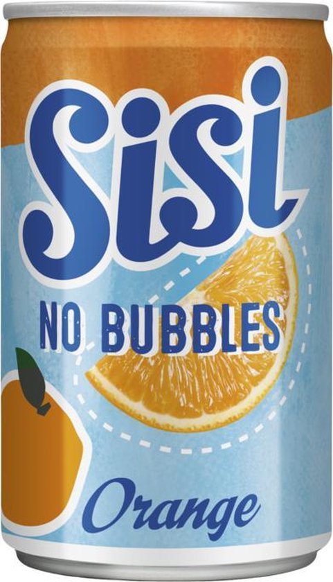Sisi no bubbles orange blik 15 cl | bol.com