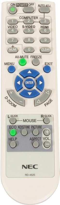 NEC Beamer Afstandsbediening RD-452E (79TC3051) | bol