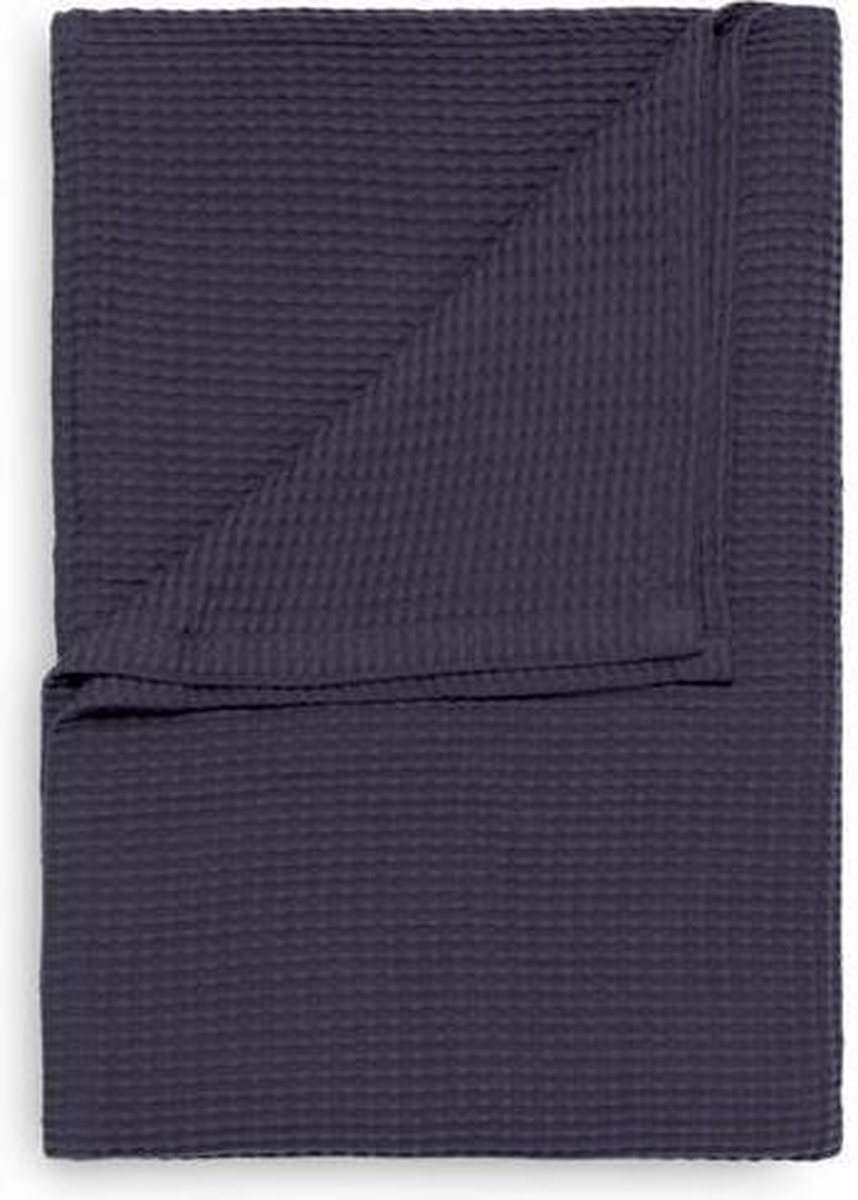 Heckett & Lane Waffle - Plaid - 240x260 cm - Velvet Purple | bol.com