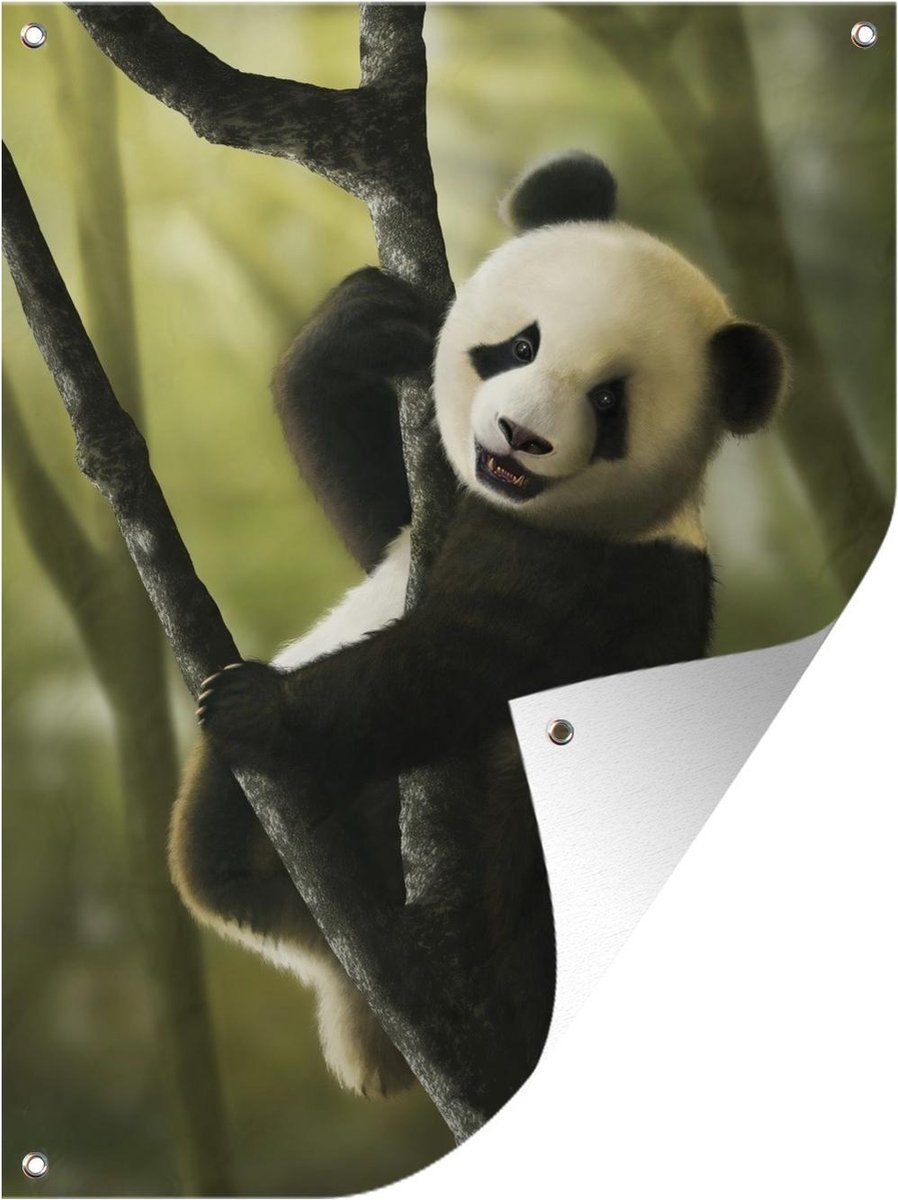 Affiche de jardin - Toile de jardin - Affiches extérieures - Panda ...