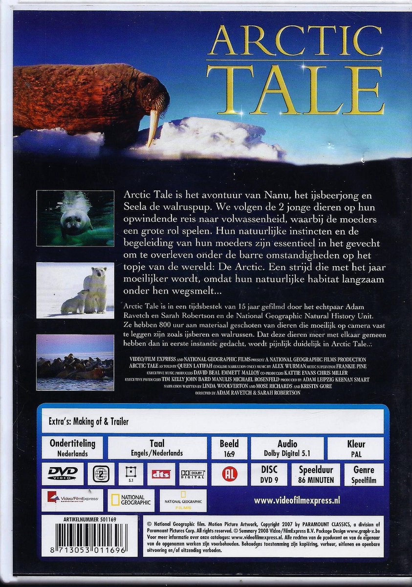 Arctic Tale (DVD) (Dvd) | Dvd's | bol