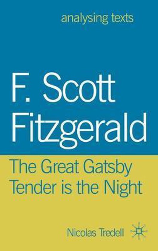 F. Scott Fitzgerald | 9780230292215 | Nicolas Tredell | Boeken | bol.com