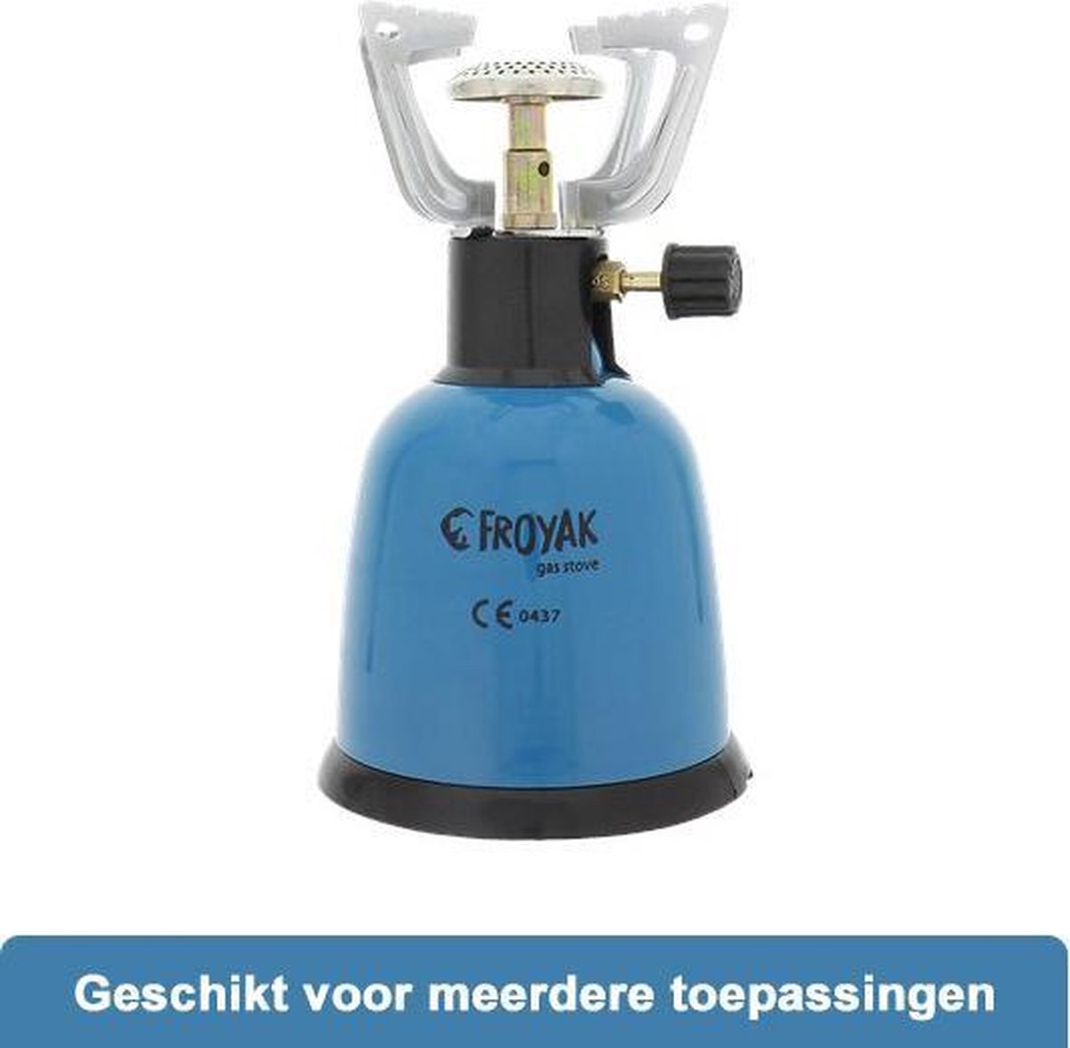 Compact en Lichtgewicht 1-Pits Camping Gasbrander met 3 gasblikken ...