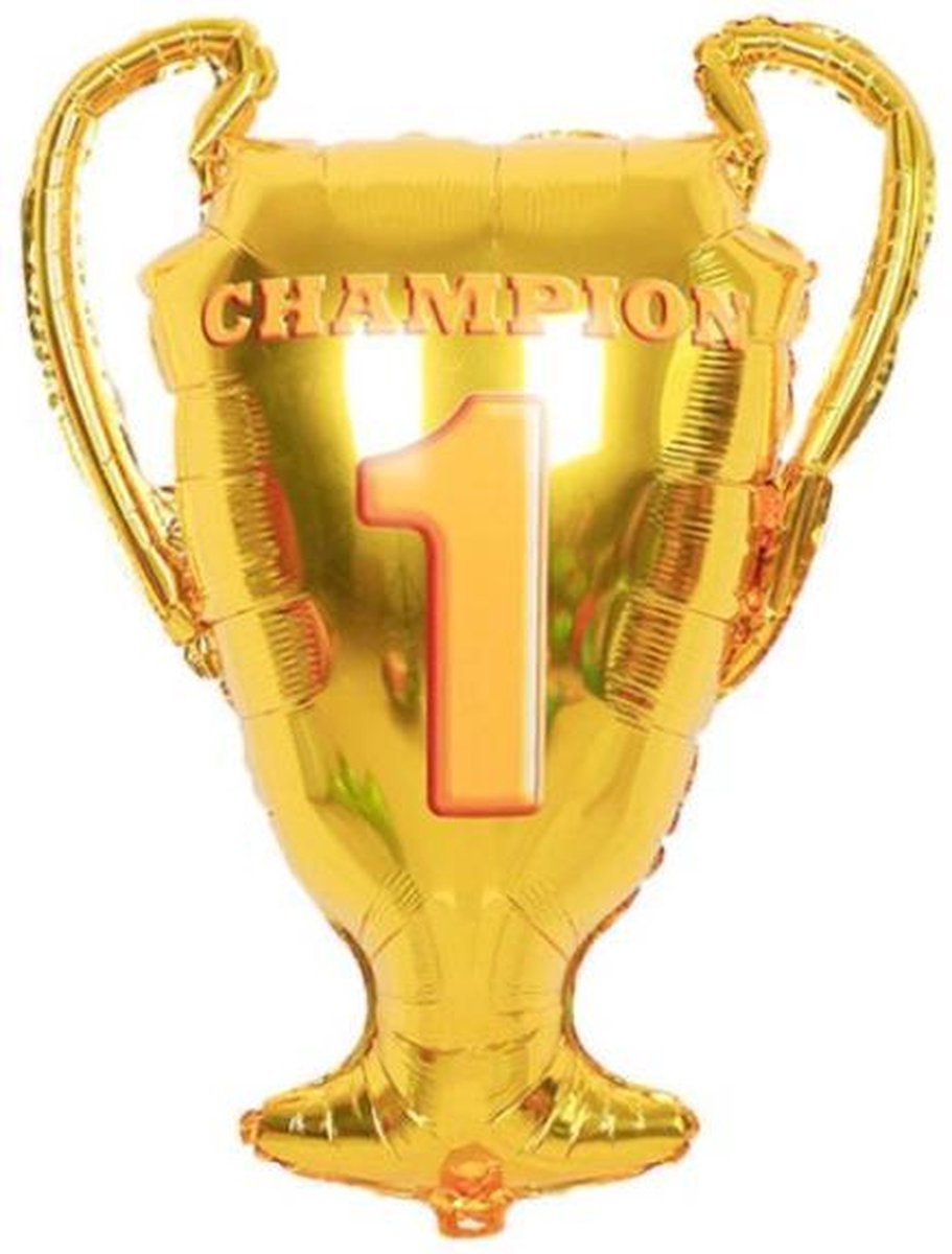 Beker Ballon - XL - 88x66cm - Overwinning - Nummer 1 - Champion ...