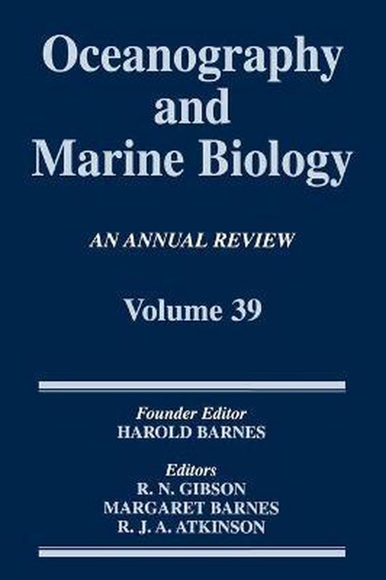 Oceanography and Marine Biology - An Annual Review- Oceanography and ...