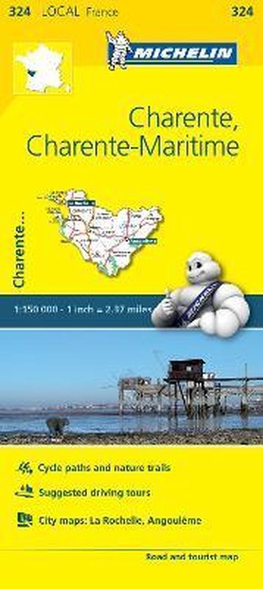 Charente Charente Maritime Map, Michelin | 9782067210363 | Boeken | bol