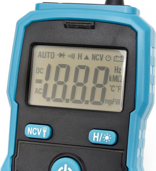 HBM Professionele Digitale Multimeter Met Kabelvinder Functie en LED ...