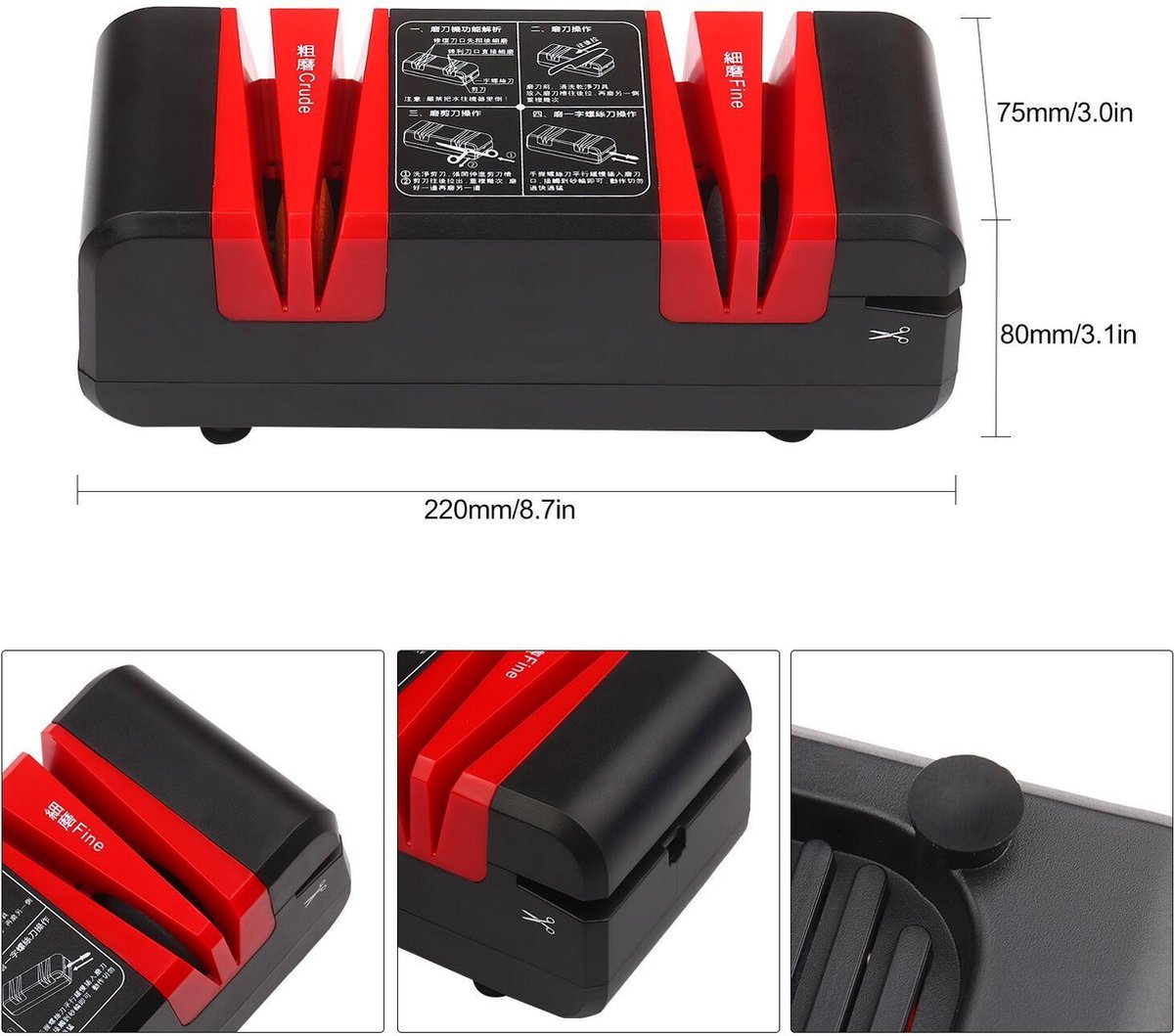 Elektrische Messenslijper-Automatische Keukenmessen Slijper - Mes ...
