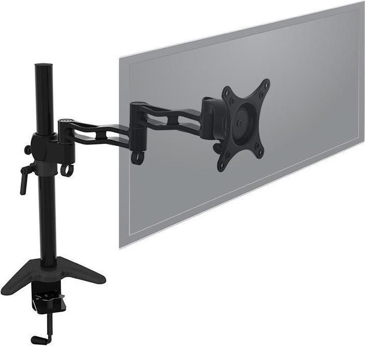 Monitor Bureaubeugel 1 Monitor Dubbele arm | Monitor Beugel | Computer ...