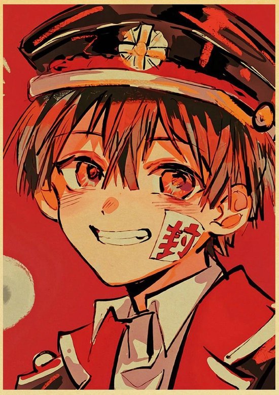 Affiche de Manga Anime Hanako-kun Smile lié aux Toilettes 42x30cm | bol.com