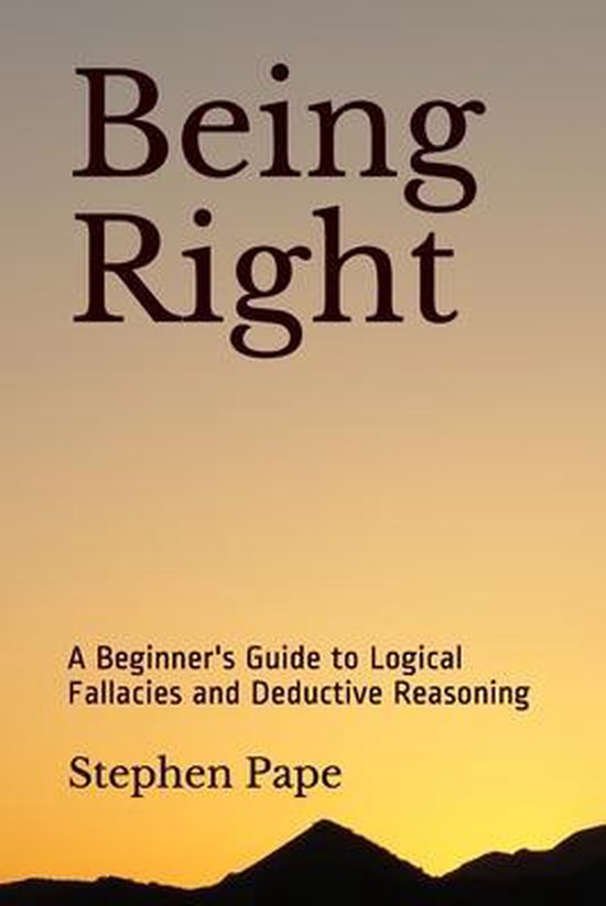 Being Right | 9781798736975 | Stephen Pape | Boeken | bol.com