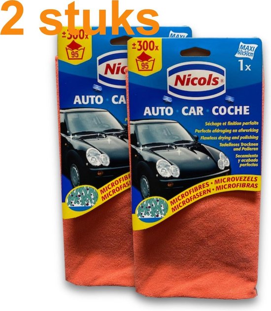 Nicols Auto - maxi microvezeldoek 60 x 50cm - perfect resultaat - hoge ...