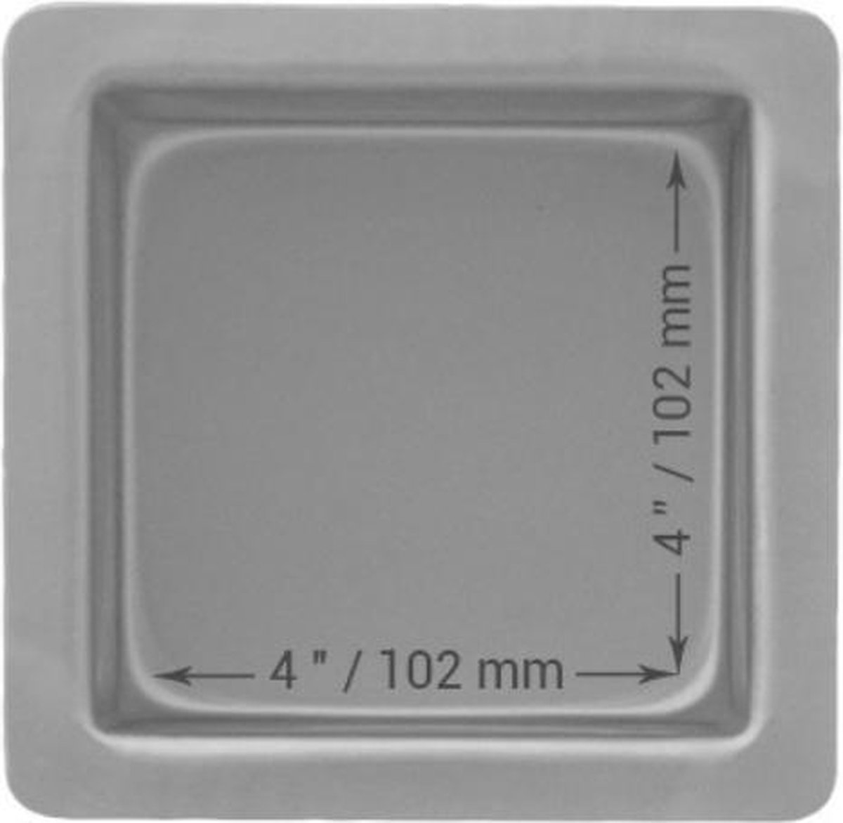 PME Deep Square Pan 10 x 10 x 7,5cm | bol