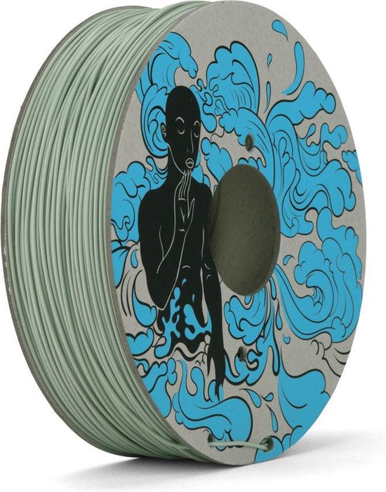 3D printer filament – Reflow recycled filament - rPLA Matte - Sage - 1. ...