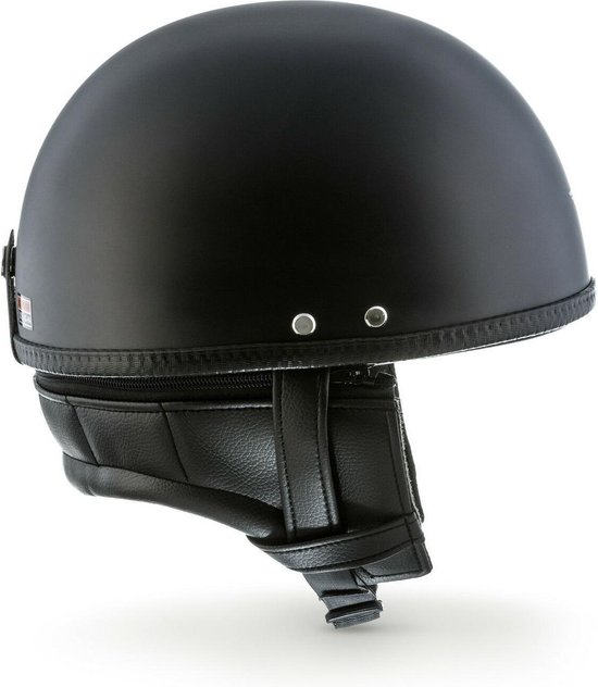 MOTO D23 braincap, Matt Zwart, snorfietshelm, halve helm, pothelm voor scooter en... | bol