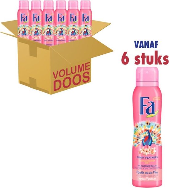 Fa Deodorant Funky Feathers Flowering Spring | bol
