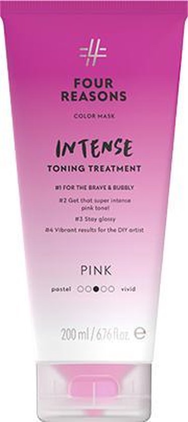 Four Reasons - Color Mask Intense Toning Treatment Pink - 200ml | bol