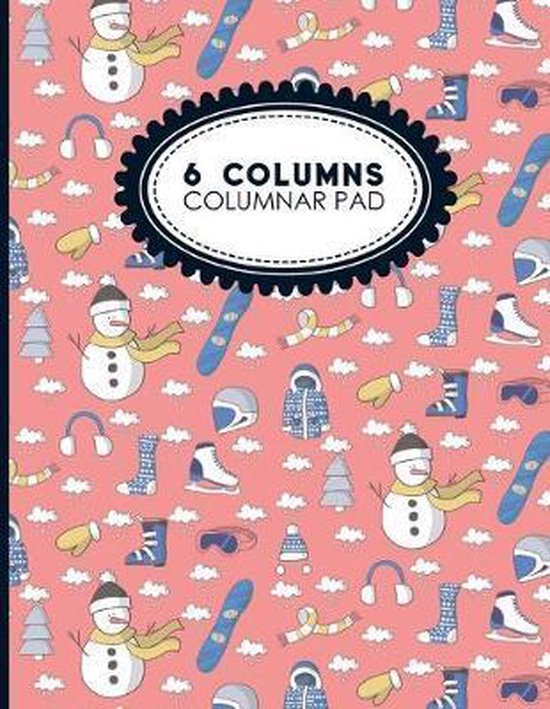 6 Columns Columnar Pad | 9781979749237 | Moito Publishing | Boeken ...