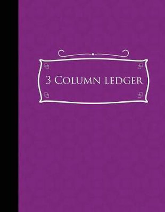 3 Column Ledgers- 3 Column Ledger | 9781979503150 | Moito Publishing ...