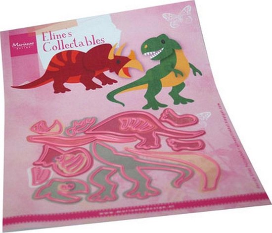 Marianne Design Collectables Snij en Embosstencil - Eline's Dinosaurussen | bol
