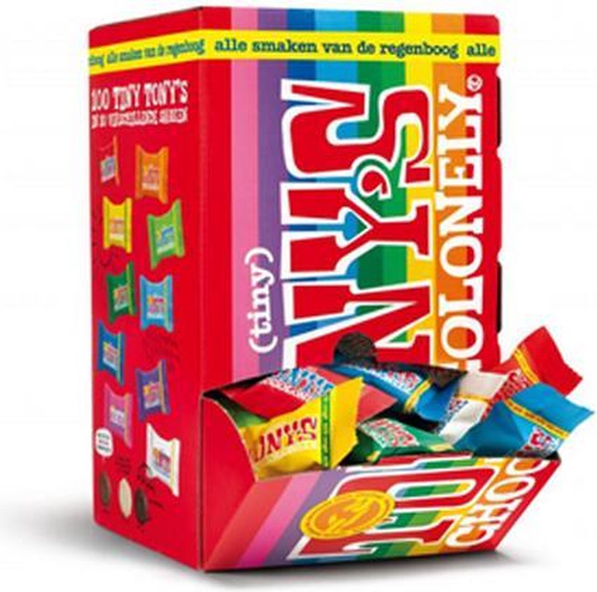 bol.com | Tony's Chocolonely Tiny Tony's - Mixverpakking - 100 stuks