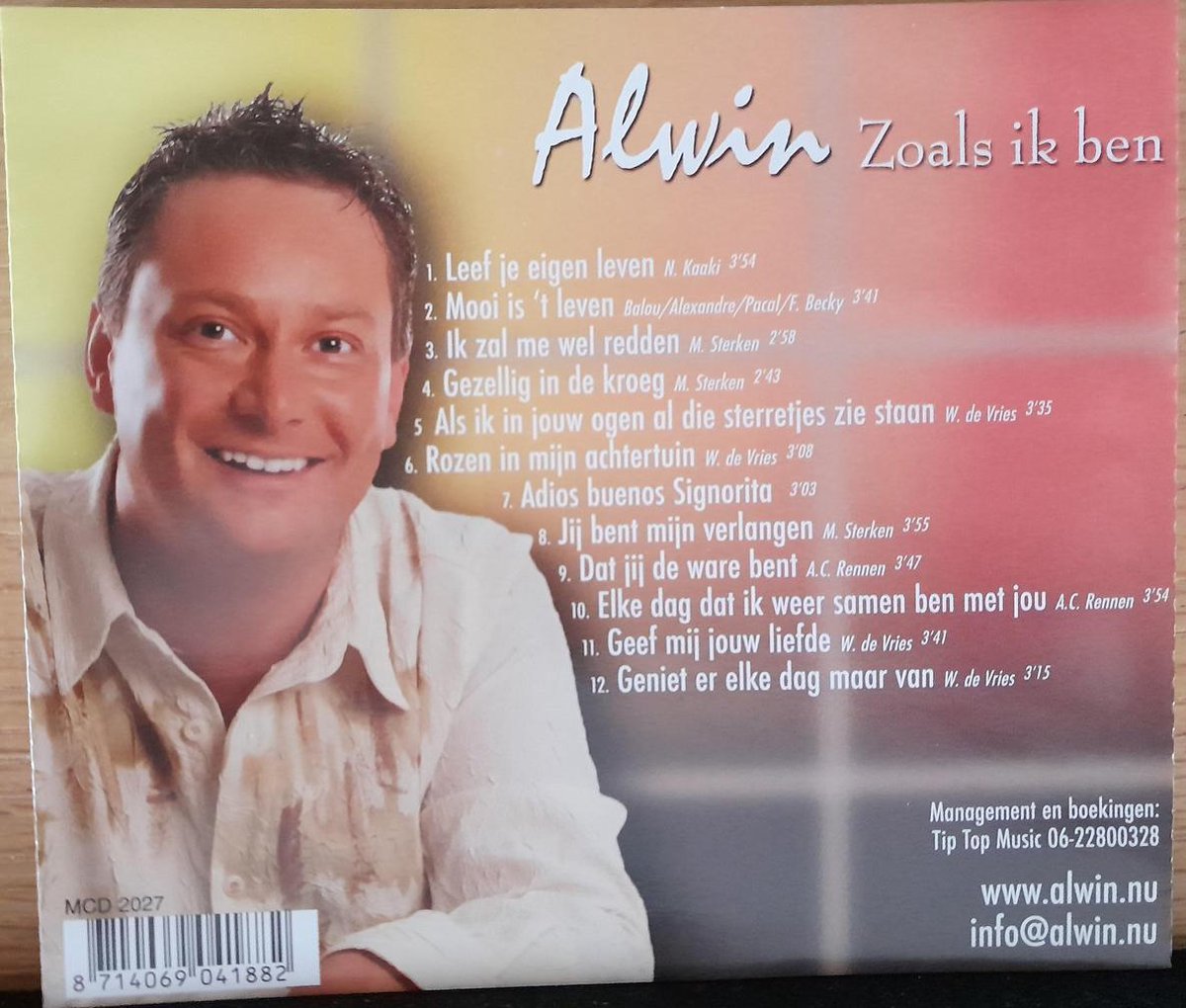 Zoals Ik Ben, Alwin | CD (album) | Muziek | bol