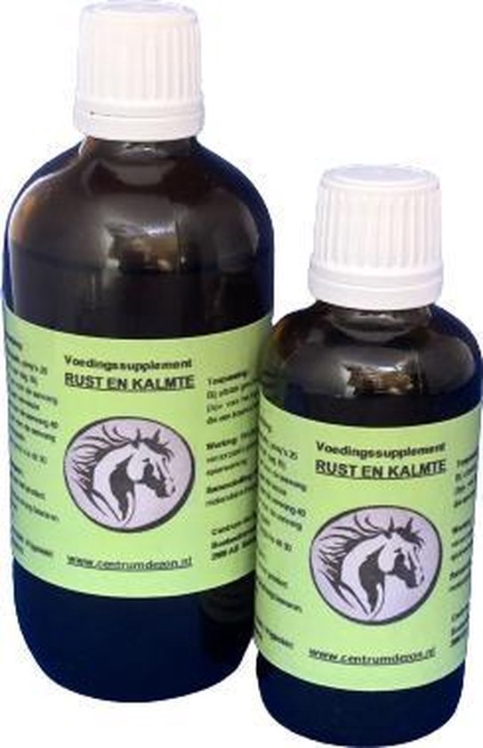 RUST EN KALMTE : VOOR NERVEUZE EN OVERGEVOELIGE PAARDEN 100 ml. | bol