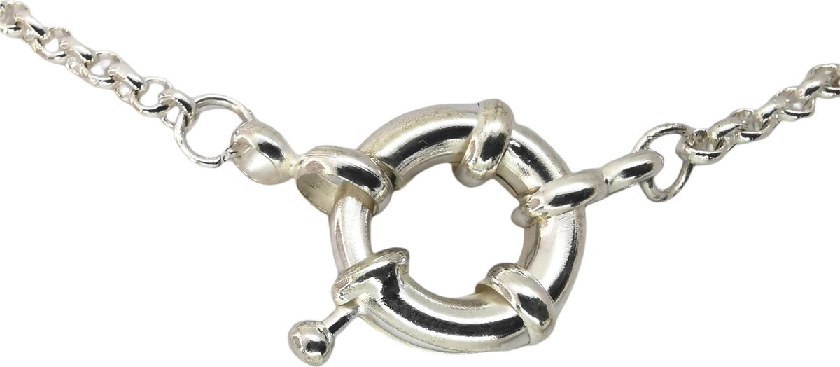 5 stuk verzilverd luxe veerring / boeislot ca. Ø15 mm, prachtig ...