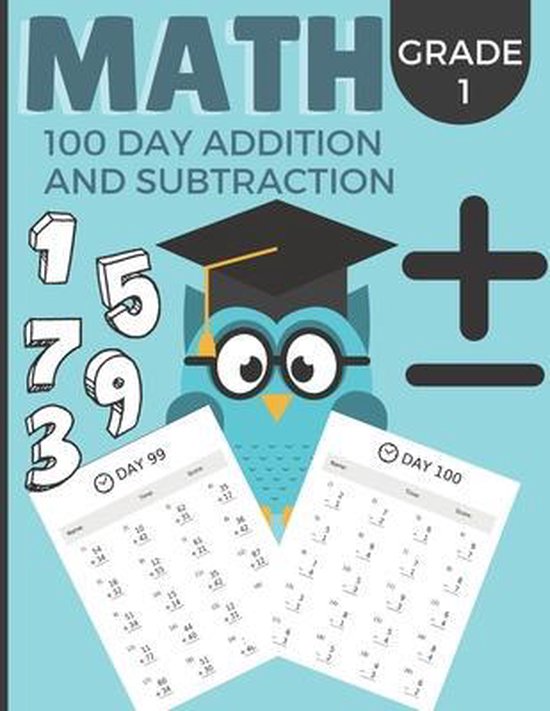 Math 100 Day Addition And Subtraction: 100 Days of Timed Tests ...