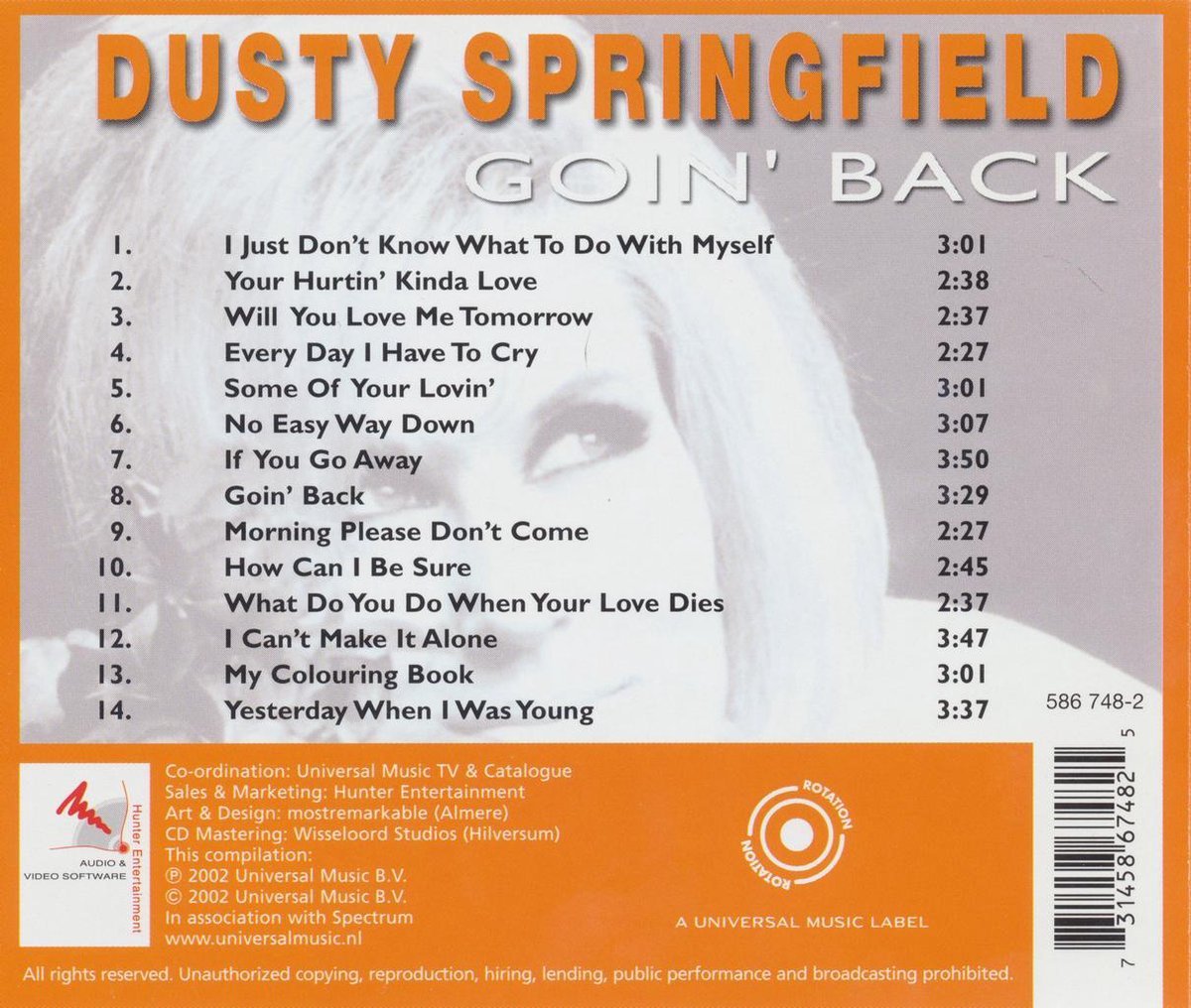 Goin' Back, Dusty Springfield | CD (album) | Muziek | bol.com